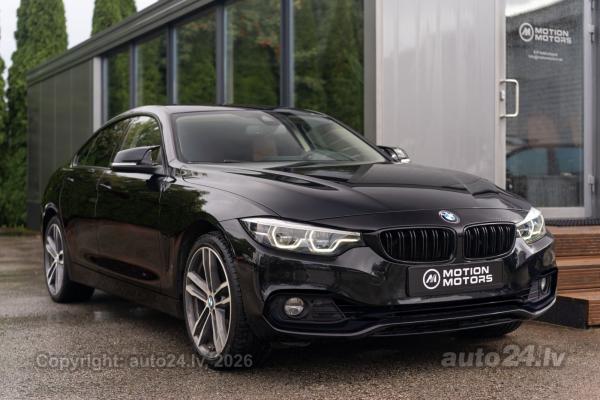 Black BMW 4 Series 2018 in Tallinn, with an engine capacity of 3.00 L and mileage of 108 thousand km for 28900 €, photo 1 on AUTOMOTO.COM.LV