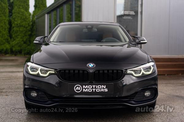 Black BMW 4 Series 2018 in Tallinn, with an engine capacity of 3.00 L and mileage of 108 thousand km for 28900 €, photo 4 on AUTOMOTO.COM.LV