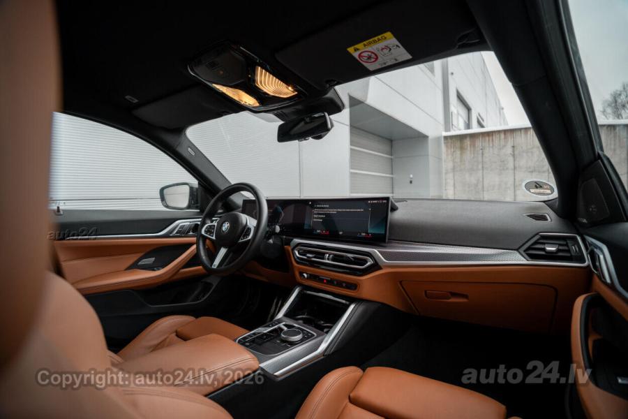 Melns BMW 4 Series 2024 Tartu, ar dzinēja tilpumu 2.00 L un nobraukumu 64 tūkst. km par 44900 €, foto 3 vietnē AUTOMOTO.COM.LV