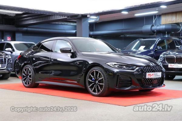 Black BMW 4 Series 2024 in Tallinn, with an engine capacity of 2.00 L and mileage of 54 thousand km for 46495 €, photo 1 on AUTOMOTO.COM.LV