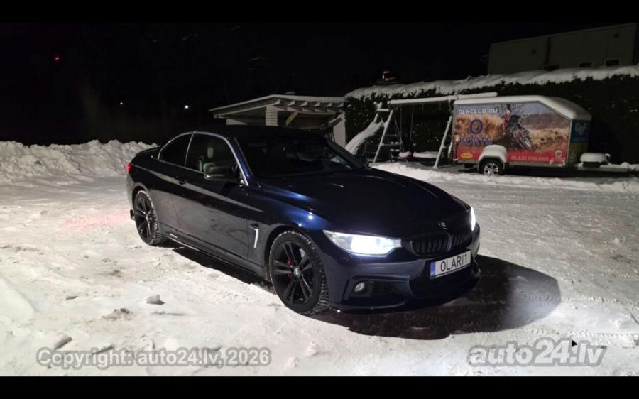 Blue BMW 4 Series 2015 in Tallinn, with an engine capacity of 3.00 L and mileage of 141 thousand km for 21900 €, photo 4 on AUTOMOTO.COM.LV