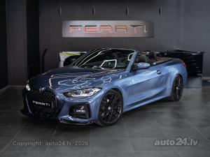 Zils BMW 4 Series 2021 Tallina, ar dzinēja tilpumu 2.00 L un nobraukumu 81 tūkst. km par 43000 €, foto  vietnē AUTOMOTO.COM.LV