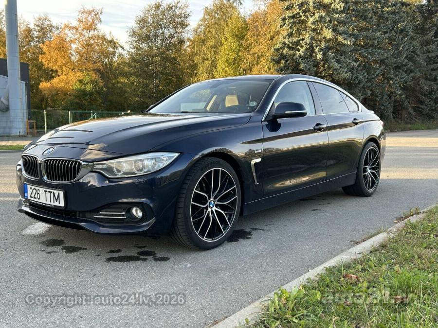 Zils BMW 4 Series 2015 Tallina, ar dzinēja tilpumu 2.00 L un nobraukumu 333 tūkst. km par 12900 €, foto 1 vietnē AUTOMOTO.COM.LV