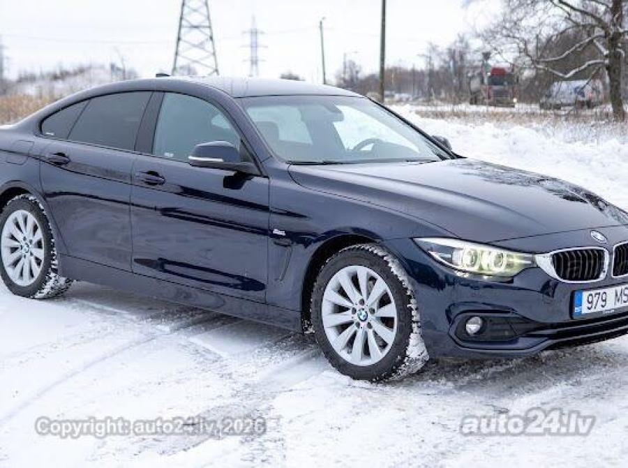 Zils BMW 4 Series 2018 Tallina, ar dzinēja tilpumu 2.00 L un nobraukumu 77 tūkst. km par 25000 €, foto 3 vietnē AUTOMOTO.COM.LV