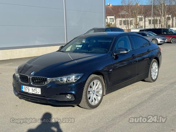 Zils BMW 4 Series 2018 Tallina, ar dzinēja tilpumu 2.00 L un nobraukumu 79 tūkst. km par 25900 €, foto 1 vietnē AUTOMOTO.COM.LV