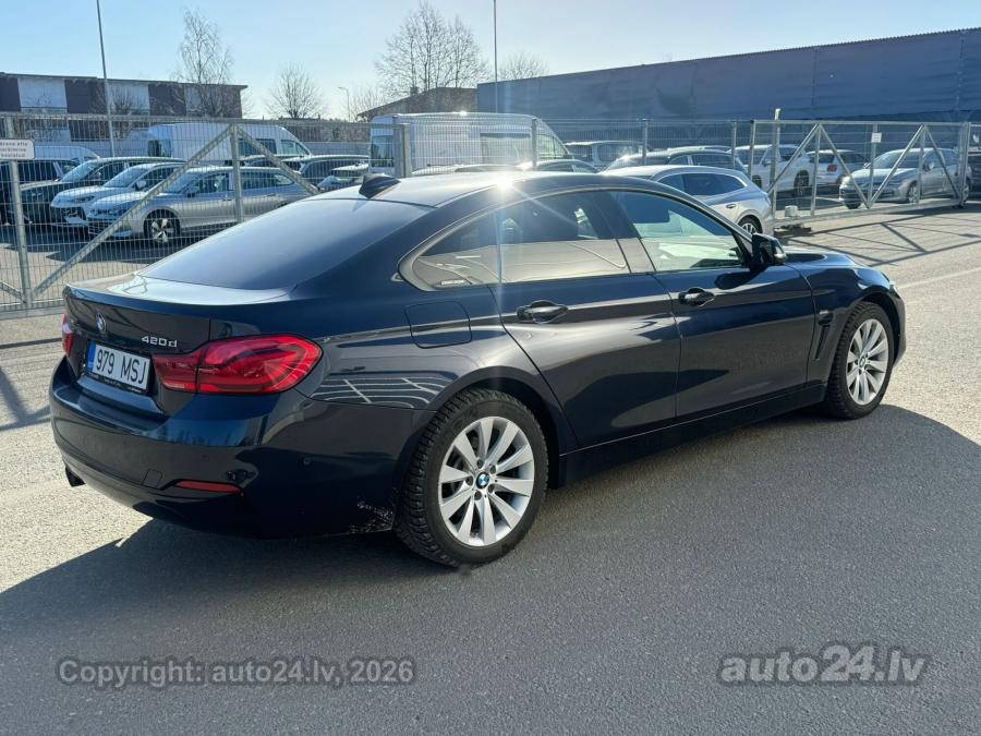 Zils BMW 4 Series 2018 Tallina, ar dzinēja tilpumu 2.00 L un nobraukumu 79 tūkst. km par 25900 €, foto 6 vietnē AUTOMOTO.COM.LV