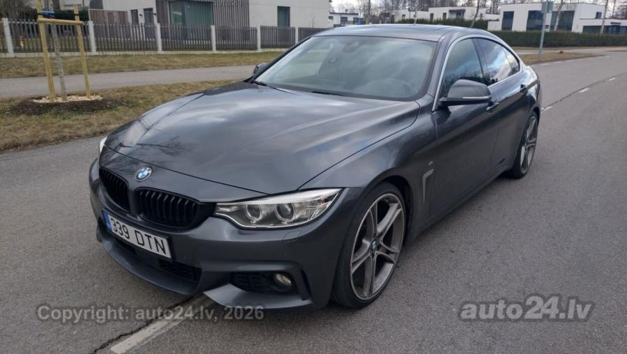 Pelēks BMW 4 Series 2016 Tallina, ar dzinēja tilpumu 3.00 L un nobraukumu 240 tūkst. km par 17900 €, foto 1 vietnē AUTOMOTO.COM.LV