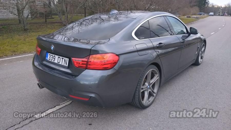 Pelēks BMW 4 Series 2016 Tallina, ar dzinēja tilpumu 3.00 L un nobraukumu 240 tūkst. km par 17900 €, foto 7 vietnē AUTOMOTO.COM.LV