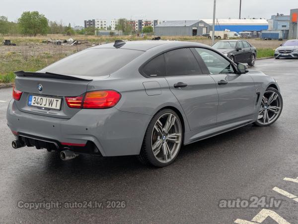 Grey BMW 4 Series 2016 in Tallinn, with an engine capacity of 2.00 L and mileage of 115 thousand km for 22490 €, photo 5 on AUTOMOTO.COM.LV