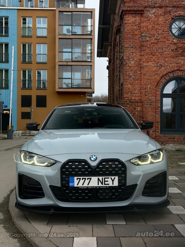 Grey BMW 4 Series 2022 in Tallinn, with an engine capacity of 2.00 L and mileage of 56 thousand km for 55000 €, photo 3 on AUTOMOTO.COM.LV