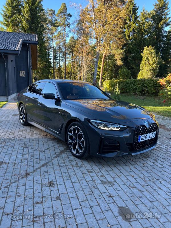 Grey BMW 4 Series 2024 in Tallinn, with an engine capacity of 2.00 L and mileage of 45 thousand km for 43500 €, photo 3 on AUTOMOTO.COM.LV