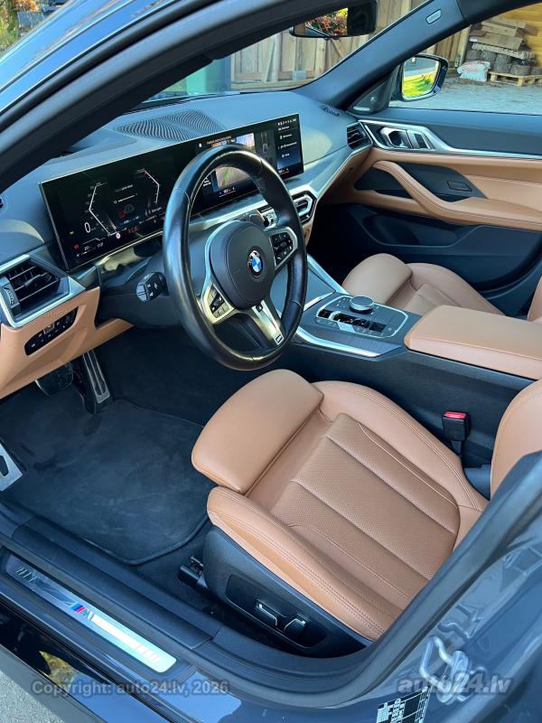 Grey BMW 4 Series 2024 in Tallinn, with an engine capacity of 2.00 L and mileage of 45 thousand km for 43500 €, photo 9 on AUTOMOTO.COM.LV