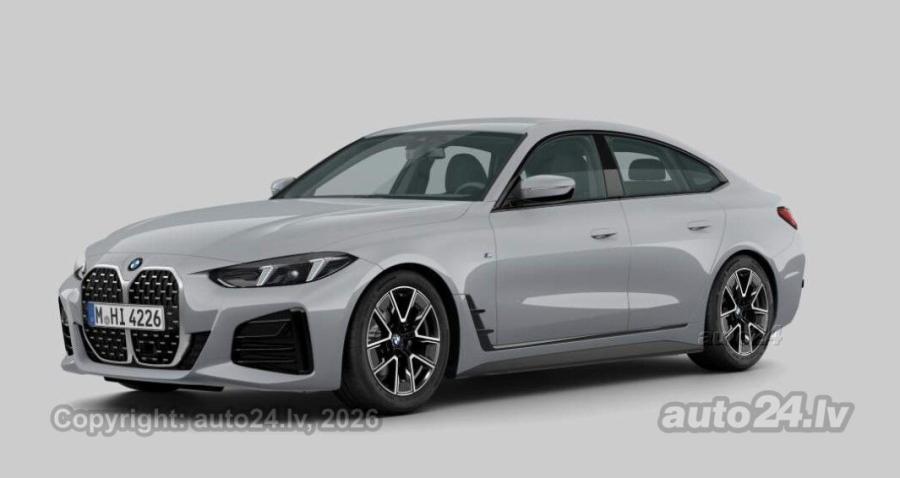 Pelēks BMW 4 Series 2025 Tallina, ar dzinēja tilpumu 2.00 L un nobraukumu 10 tūkst. km par 46900 €, foto 1 vietnē AUTOMOTO.COM.LV