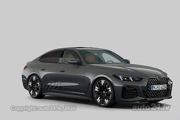 Pelēks BMW 4 Series 2025 Tallina, ar dzinēja tilpumu 2.00 L un nobraukumu 19 tūkst. km par 49995 €, foto 1 vietnē AUTOMOTO.COM.LV