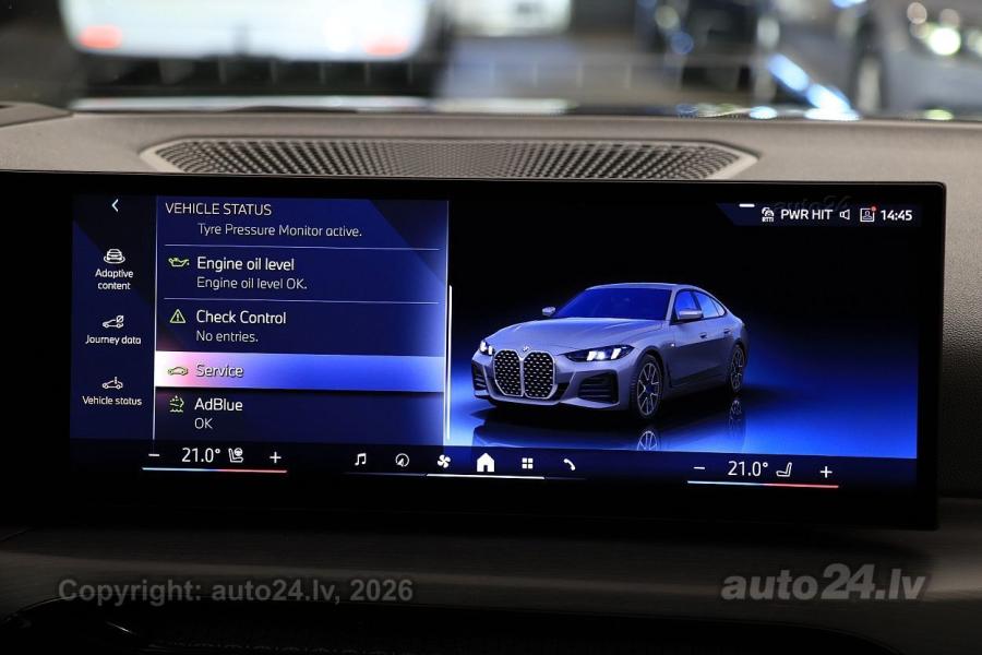 Pelēks BMW 4 Series 2025 Tallina, ar dzinēja tilpumu 2.00 L un nobraukumu 32 tūkst. km par 51995 €, foto 16 vietnē AUTOMOTO.COM.LV