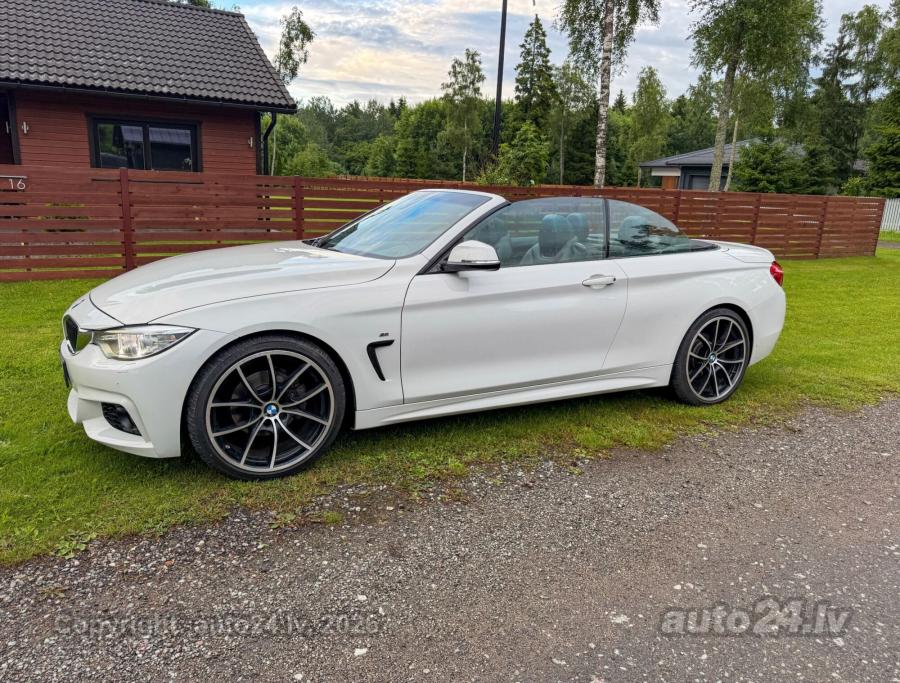 White BMW 4 Series 2016 in Tallinn, with an engine capacity of 2.00 L and mileage of 342 thousand km for 14990 €, photo 1 on AUTOMOTO.COM.LV
