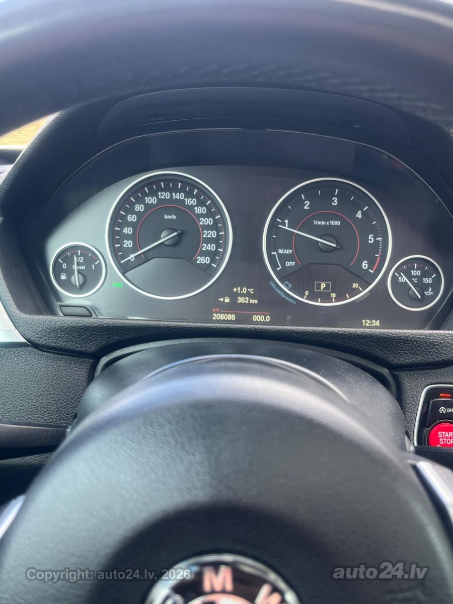 White BMW 4 Series 2016 in Voru, with an engine capacity of 2.00 L and mileage of 208 thousand km for 17000 €, photo 14 on AUTOMOTO.COM.LV