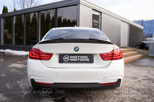 White BMW 4 Series 2019 in Tallinn, with an engine capacity of 2.00 L and mileage of 97 thousand km for 22890 €, photo 4 on AUTOMOTO.COM.LV