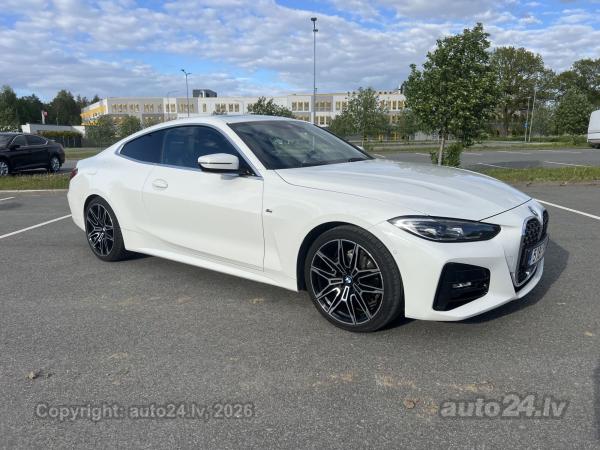 White BMW 4 Series 2021 in Tallinn, with an engine capacity of 2.00 L and mileage of 73 thousand km for 39000 €, photo 2 on AUTOMOTO.COM.LV