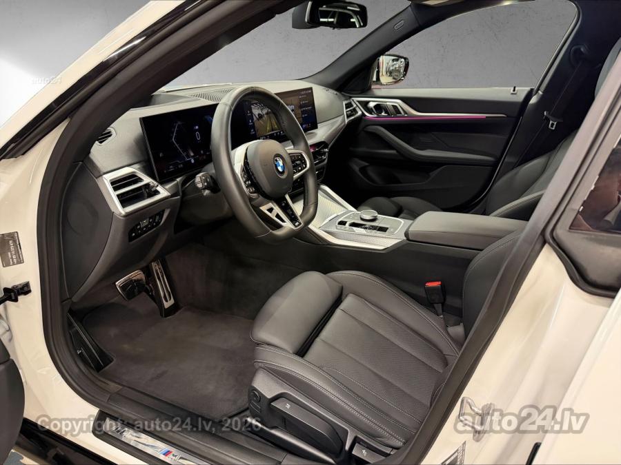 White BMW 4 Series 2025 in Tallinn, with an engine capacity of 0.00 L and mileage of 14 thousand km for 51250 €, photo 10 on AUTOMOTO.COM.LV