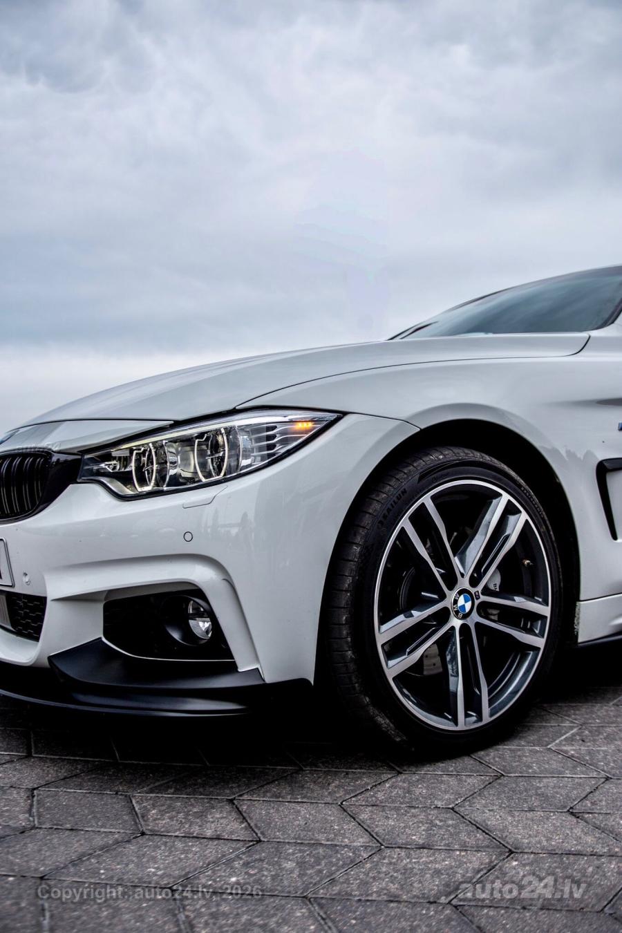 White BMW 4 Series 2015 in Tallinn, with an engine capacity of 3.00 L and mileage of 189 thousand km for 18870 €, photo 5 on AUTOMOTO.COM.LV