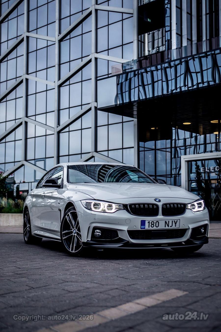 White BMW 4 Series 2015 in Tallinn, with an engine capacity of 3.00 L and mileage of 189 thousand km for 18870 €, photo 6 on AUTOMOTO.COM.LV