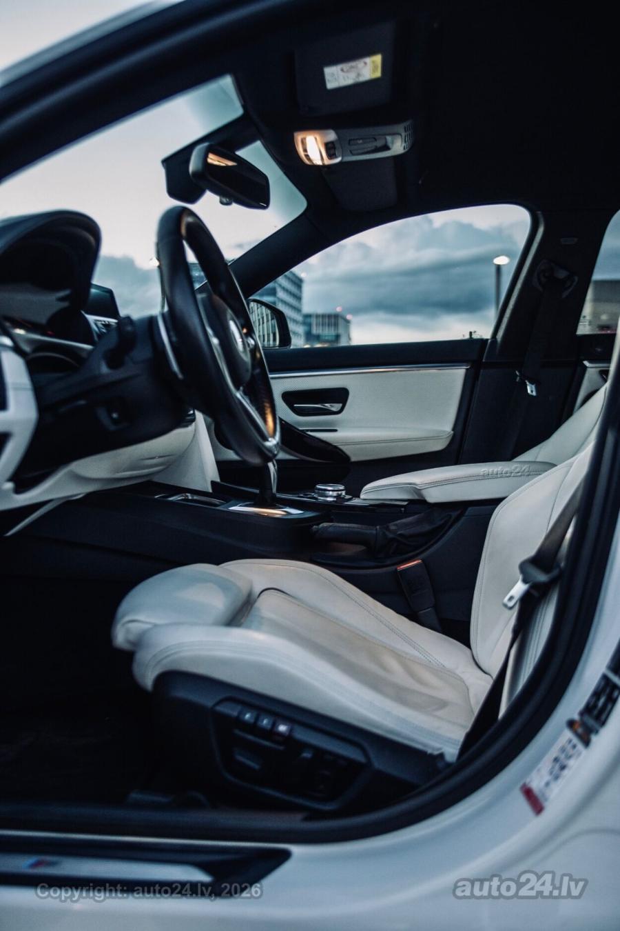 White BMW 4 Series 2015 in Tallinn, with an engine capacity of 3.00 L and mileage of 189 thousand km for 18870 €, photo 13 on AUTOMOTO.COM.LV