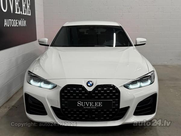 White BMW 4 Series 2022 in Tallinn, with an engine capacity of 2.00 L and mileage of 86 thousand km for 35995 €, photo 4 on AUTOMOTO.COM.LV