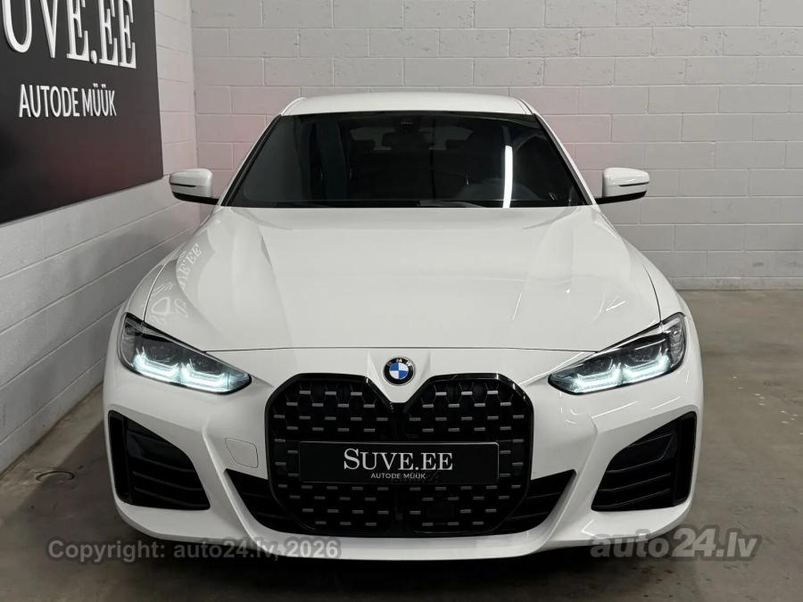 White BMW 4 Series 2022 in Tallinn, with an engine capacity of 2.00 L and mileage of 86 thousand km for 35995 €, photo 5 on AUTOMOTO.COM.LV