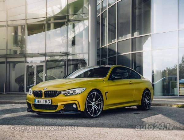 Yellow BMW 4 Series 2014 in Tartu, with an engine capacity of 2.00 L and mileage of 360 thousand km for 13500 €, photo 1 on AUTOMOTO.COM.LV