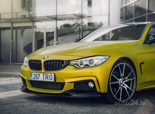 Yellow BMW 4 Series 2014 in Tartu, with an engine capacity of 2.00 L and mileage of 360 thousand km for 13500 €, photo 3 on AUTOMOTO.COM.LV