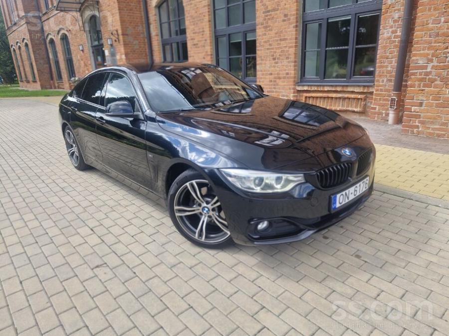 Black BMW 418 2014 in Bauska, with an engine capacity of 2.00 L and mileage of 306 thousand km for 11900 €, photo 1 on AUTOMOTO.COM.LV