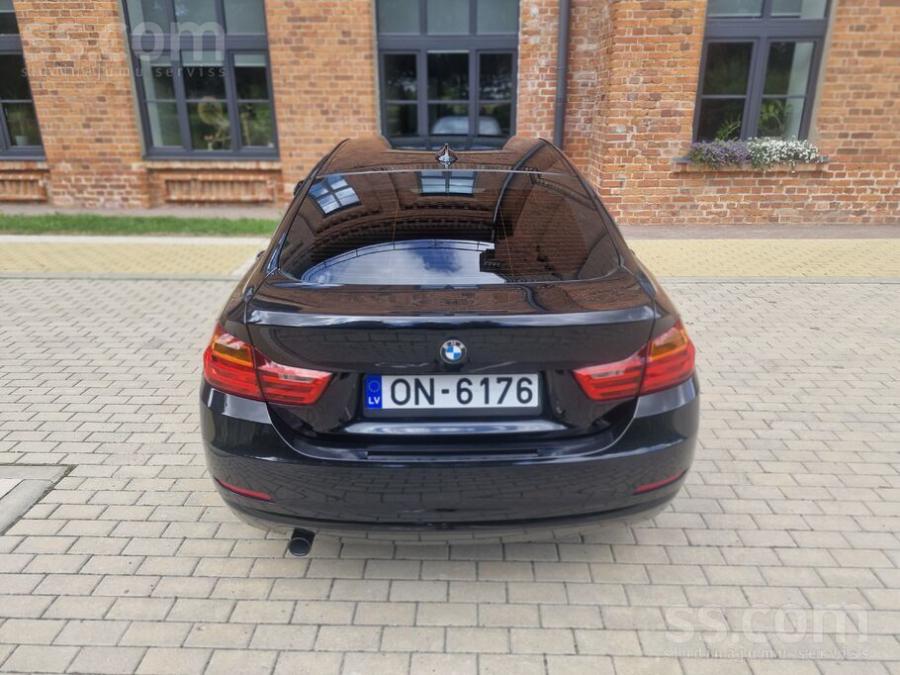 Black BMW 418 2014 in Bauska, with an engine capacity of 2.00 L and mileage of 306 thousand km for 11900 €, photo 8 on AUTOMOTO.COM.LV