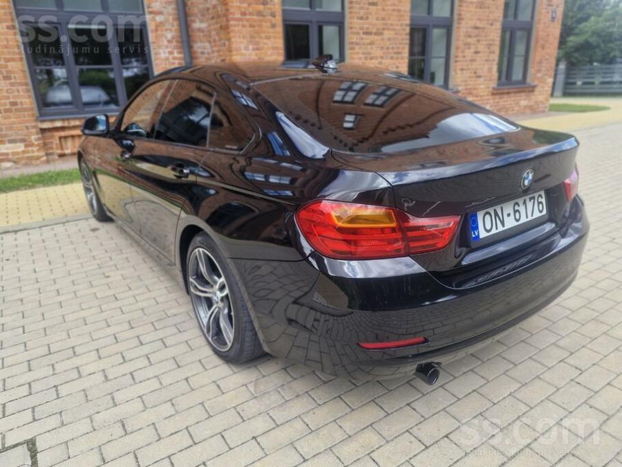 Black BMW 418 2014 in Bauska, with an engine capacity of 2.00 L and mileage of 306 thousand km for 11900 €, photo 9 on AUTOMOTO.COM.LV