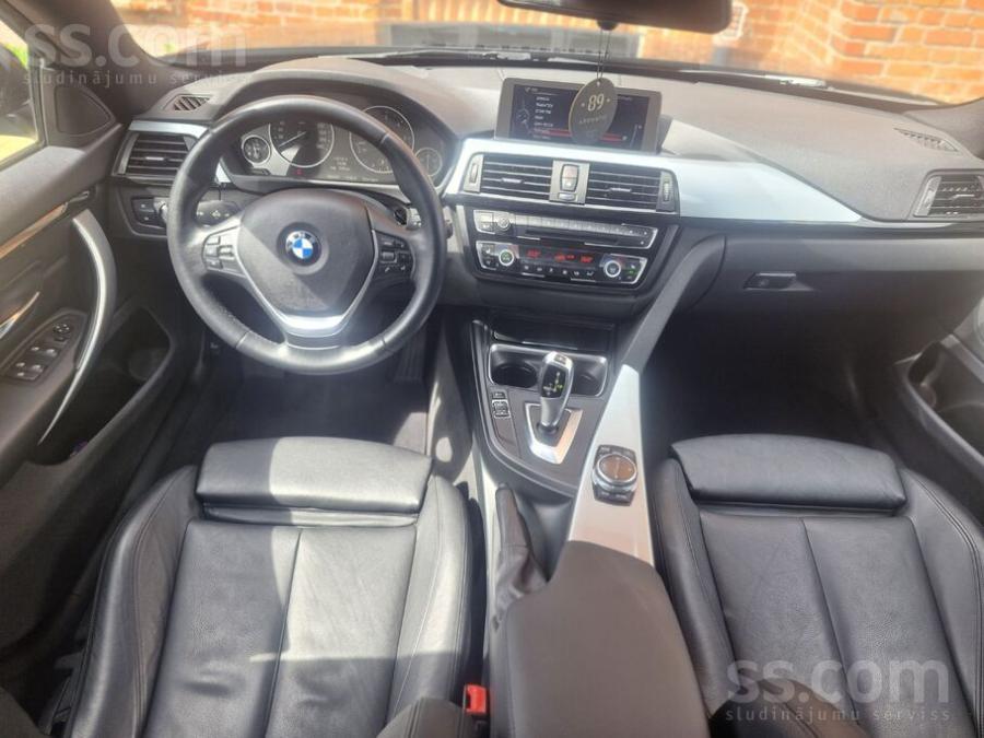 Black BMW 418 2014 in Bauska, with an engine capacity of 2.00 L and mileage of 306 thousand km for 11900 €, photo 14 on AUTOMOTO.COM.LV