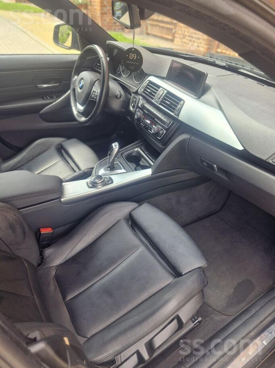 Black BMW 418 2014 in Bauska, with an engine capacity of 2.00 L and mileage of 306 thousand km for 11900 €, photo 16 on AUTOMOTO.COM.LV