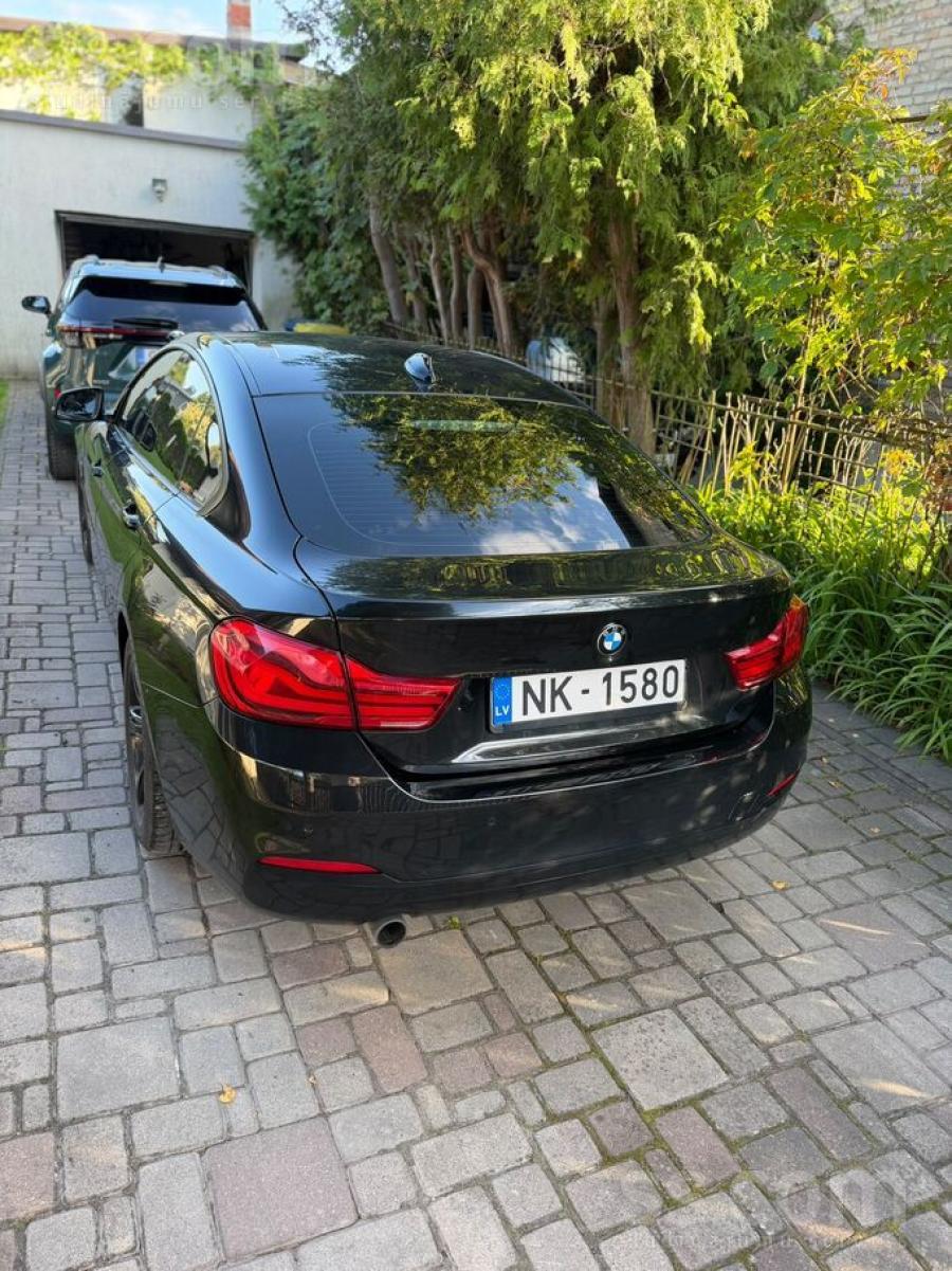 Black BMW 418 2017 in Jelgava, with an engine capacity of 1.60 L and mileage of 212 thousand km for 17450 €, photo 4 on AUTOMOTO.COM.LV