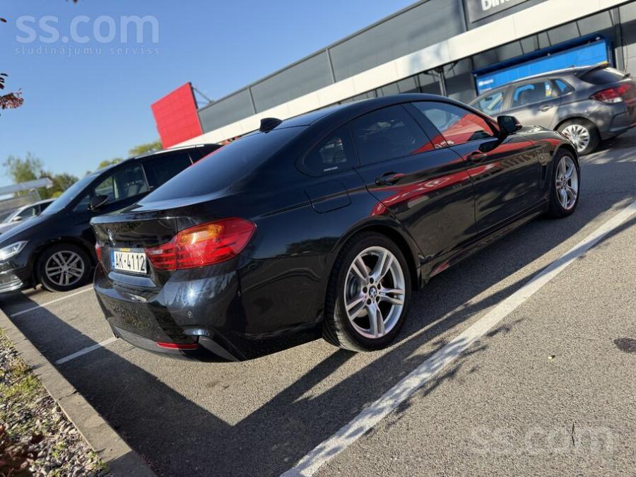 Blue BMW 418 2016 in Riga, with an engine capacity of 2.00 L and mileage of 240 thousand km for 13900 €, photo 6 on AUTOMOTO.COM.LV