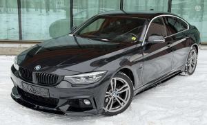 Black BMW 418 Gran Coupe 2020 in Kaunas, with an engine capacity of 1.50 L and mileage of 139 thousand km for 14390 €, photo  on AUTOMOTO.COM.LV