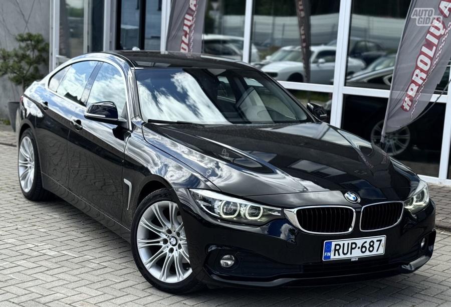 Черный БМВ 418 Gran Coupe 2017 в Радвилишкис, объемом двигателя 2.00 л и пробегом 256 тыс. км за 11850 €, фото 3 на AUTOMOTO.COM.LV