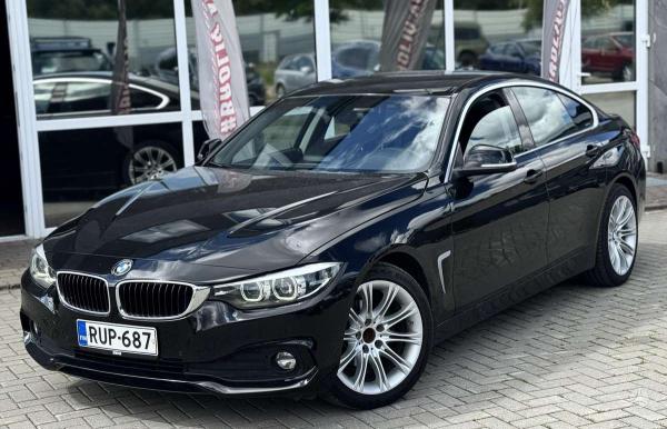 Melns BMW 418 Gran Coupe 2017 Radviliškis, ar dzinēja tilpumu 2.00 L un nobraukumu 256 tūkst. km par 11850 €, foto 1 vietnē AUTOMOTO.COM.LV