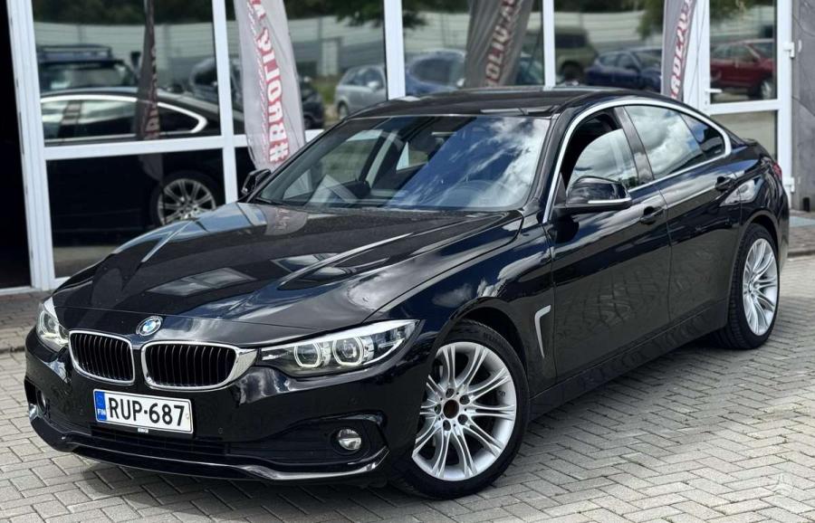 Черный БМВ 418 Gran Coupe 2017 в Радвилишкис, объемом двигателя 2.00 л и пробегом 256 тыс. км за 11850 €, фото 1 на AUTOMOTO.COM.LV