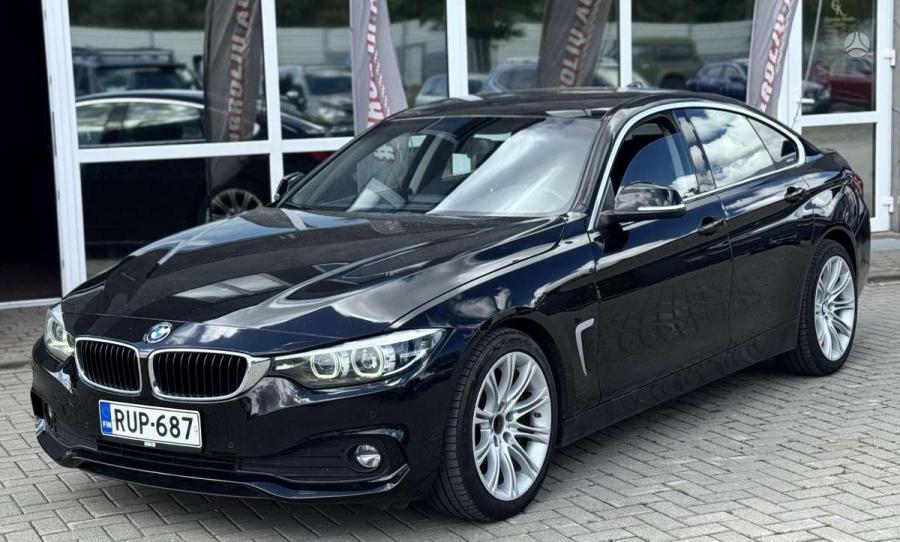 Черный БМВ 418 Gran Coupe 2017 в Радвилишкис, объемом двигателя 2.00 л и пробегом 256 тыс. км за 11850 €, фото 4 на AUTOMOTO.COM.LV