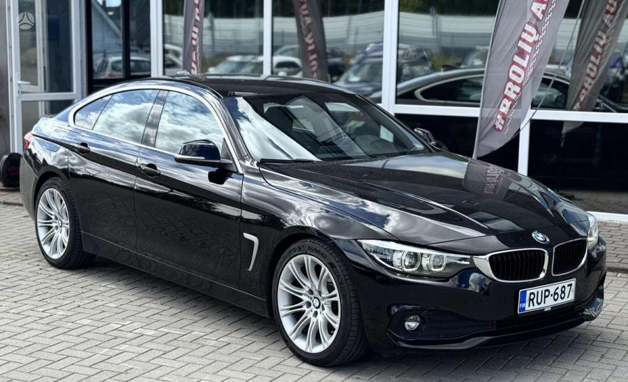 Черный БМВ 418 Gran Coupe 2017 в Радвилишкис, объемом двигателя 2.00 л и пробегом 256 тыс. км за 11850 €, фото 7 на AUTOMOTO.COM.LV