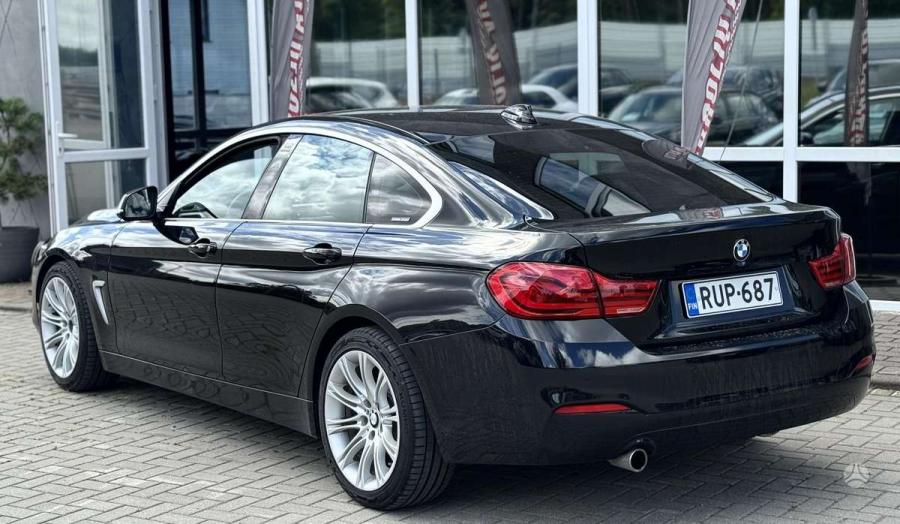 Черный БМВ 418 Gran Coupe 2017 в Радвилишкис, объемом двигателя 2.00 л и пробегом 256 тыс. км за 11850 €, фото 11 на AUTOMOTO.COM.LV