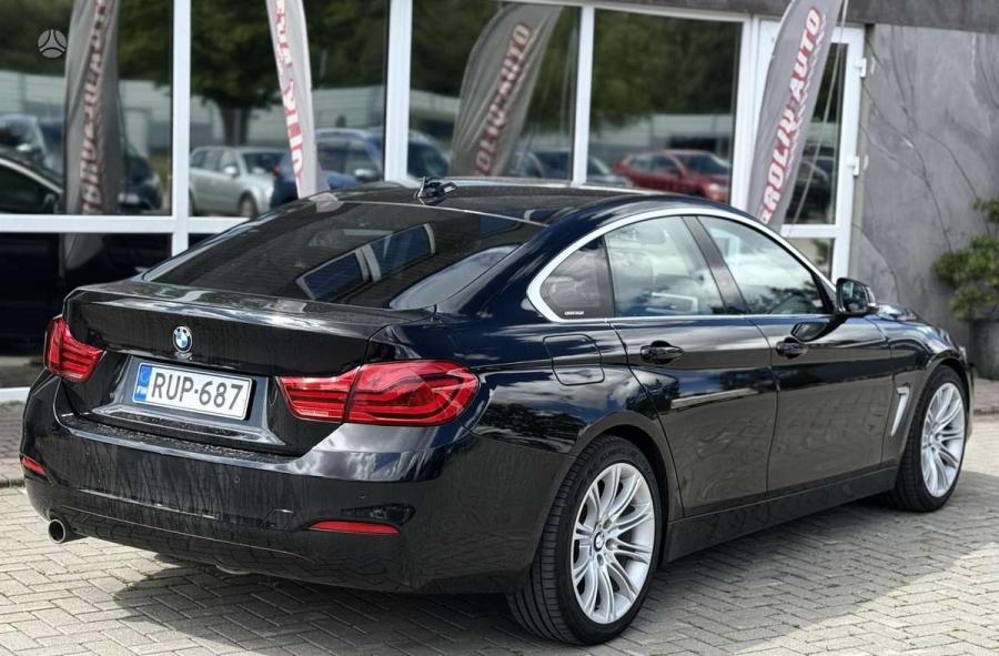 Черный БМВ 418 Gran Coupe 2017 в Радвилишкис, объемом двигателя 2.00 л и пробегом 256 тыс. км за 11850 €, фото 12 на AUTOMOTO.COM.LV