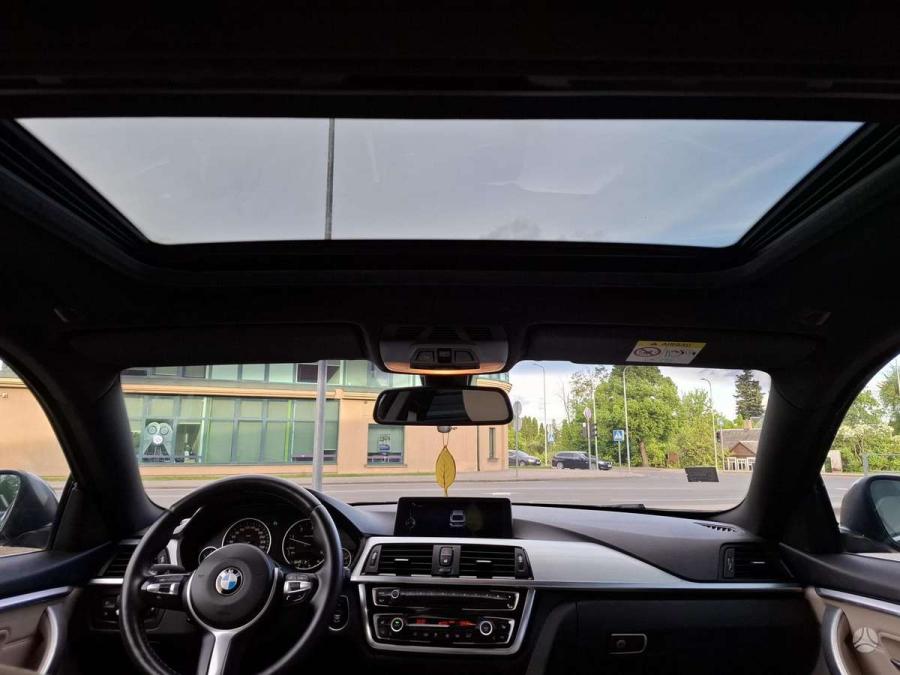 Blue BMW 418 Gran Coupe 2015 in Utena, with an engine capacity of 2.00 L and mileage of 244 thousand km for 10950 €, photo 4 on AUTOMOTO.COM.LV