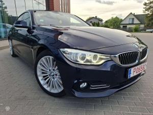 Blue BMW 418 Gran Coupe 2015 in Utena, with an engine capacity of 2.00 L and mileage of 244 thousand km for 10950 €, photo 5 on AUTOMOTO.COM.LV