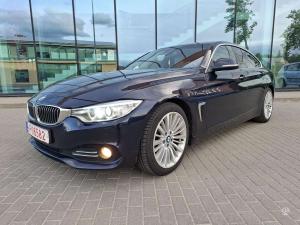 Blue BMW 418 Gran Coupe 2015 in Utena, with an engine capacity of 2.00 L and mileage of 244 thousand km for 10950 €, photo 6 on AUTOMOTO.COM.LV