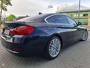 Blue BMW 418 Gran Coupe 2015 in Utena, with an engine capacity of 2.00 L and mileage of 244 thousand km for 10950 €, photo 9 on AUTOMOTO.COM.LV